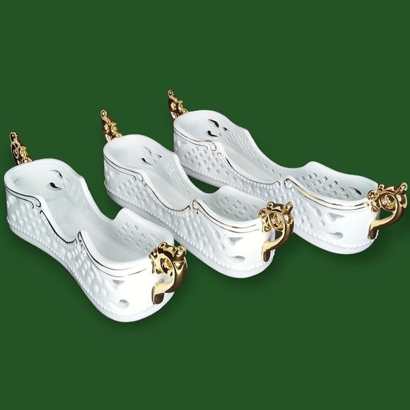 Godinger | Dining | Museum Re Creations 3 Porcelain Flatware Caddies ...